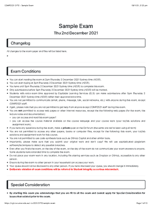 COMP2521 - UNSW Sydney - IT - Studocu