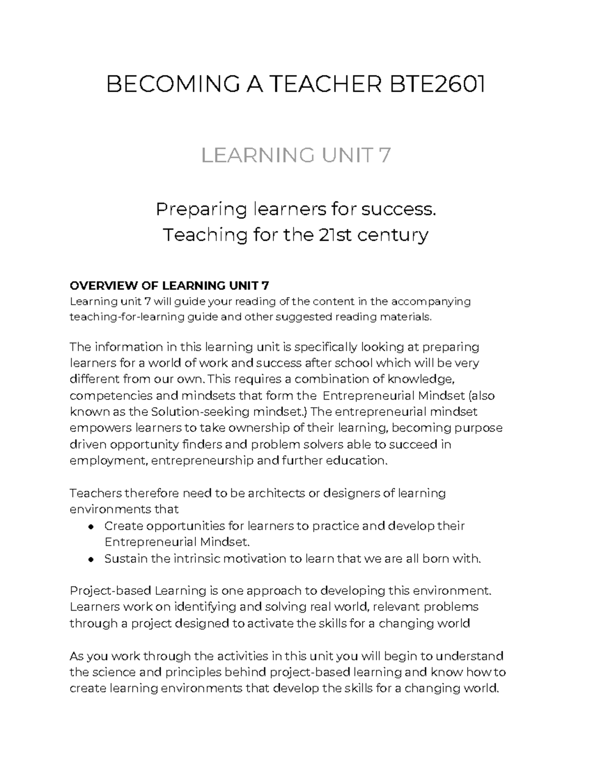 Unisa Unit 7 Study Guide d31363 c2cd738e1175bc0698acce5ca4 pdf ...