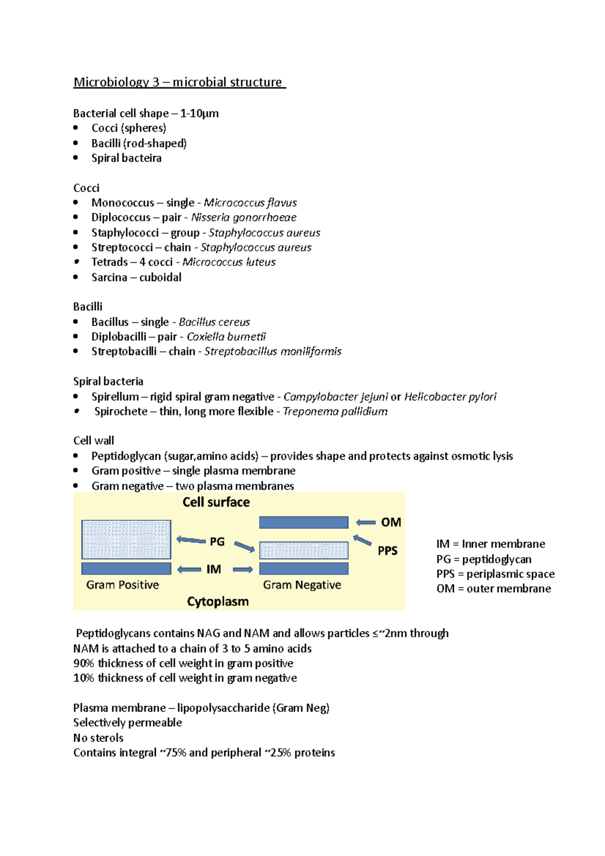 Microbiology 3 - lack of nutrients) Metabolically inert Clostridium ...