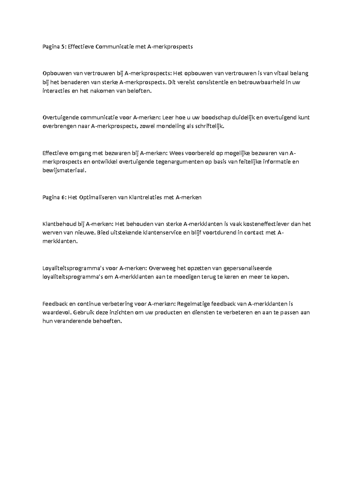 Pagina 5 en 6 - adfasd - Pagina 5: Effectieve Communicatie met A ...