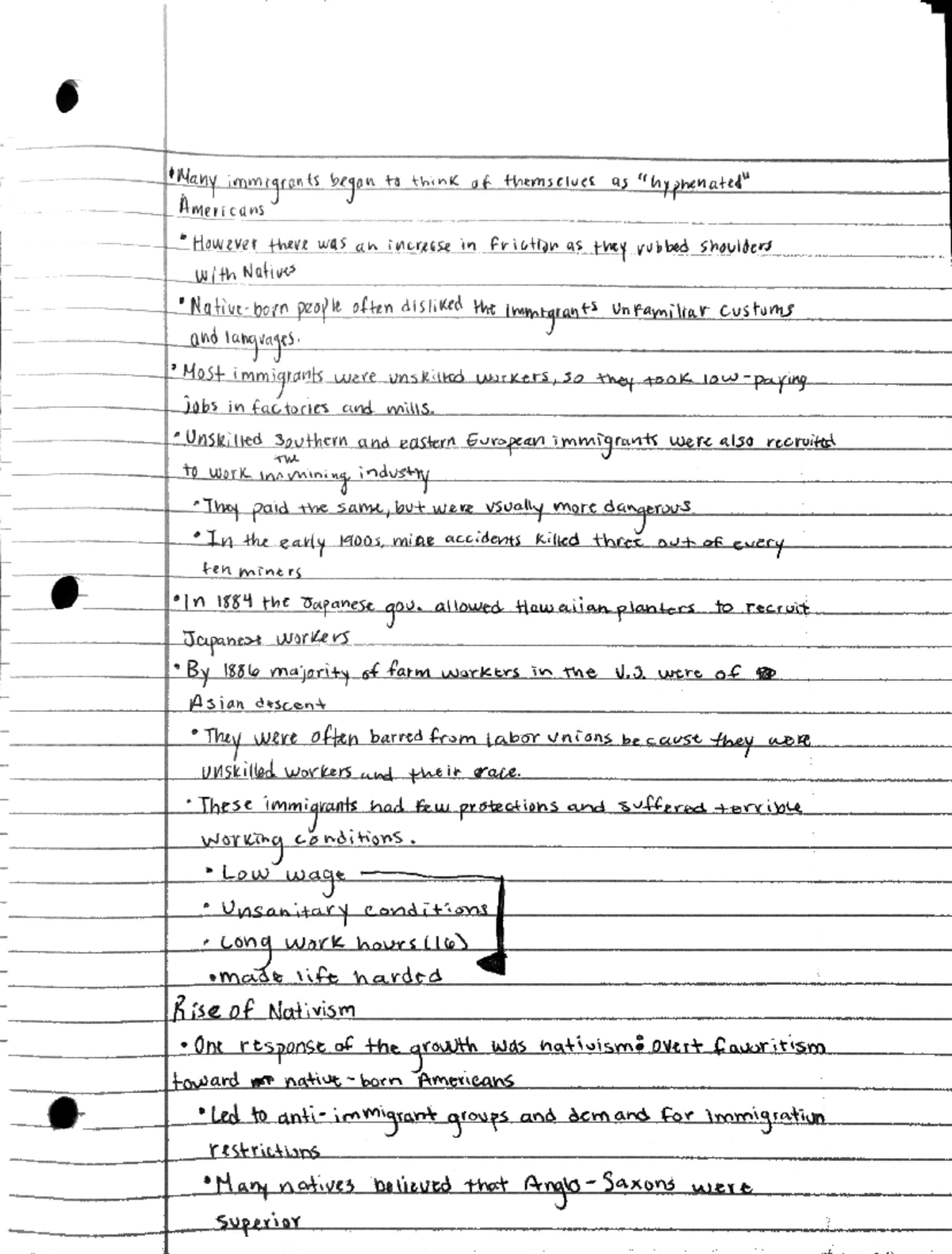 Immigration and how it affected the country - AMH 2020 - Studocu