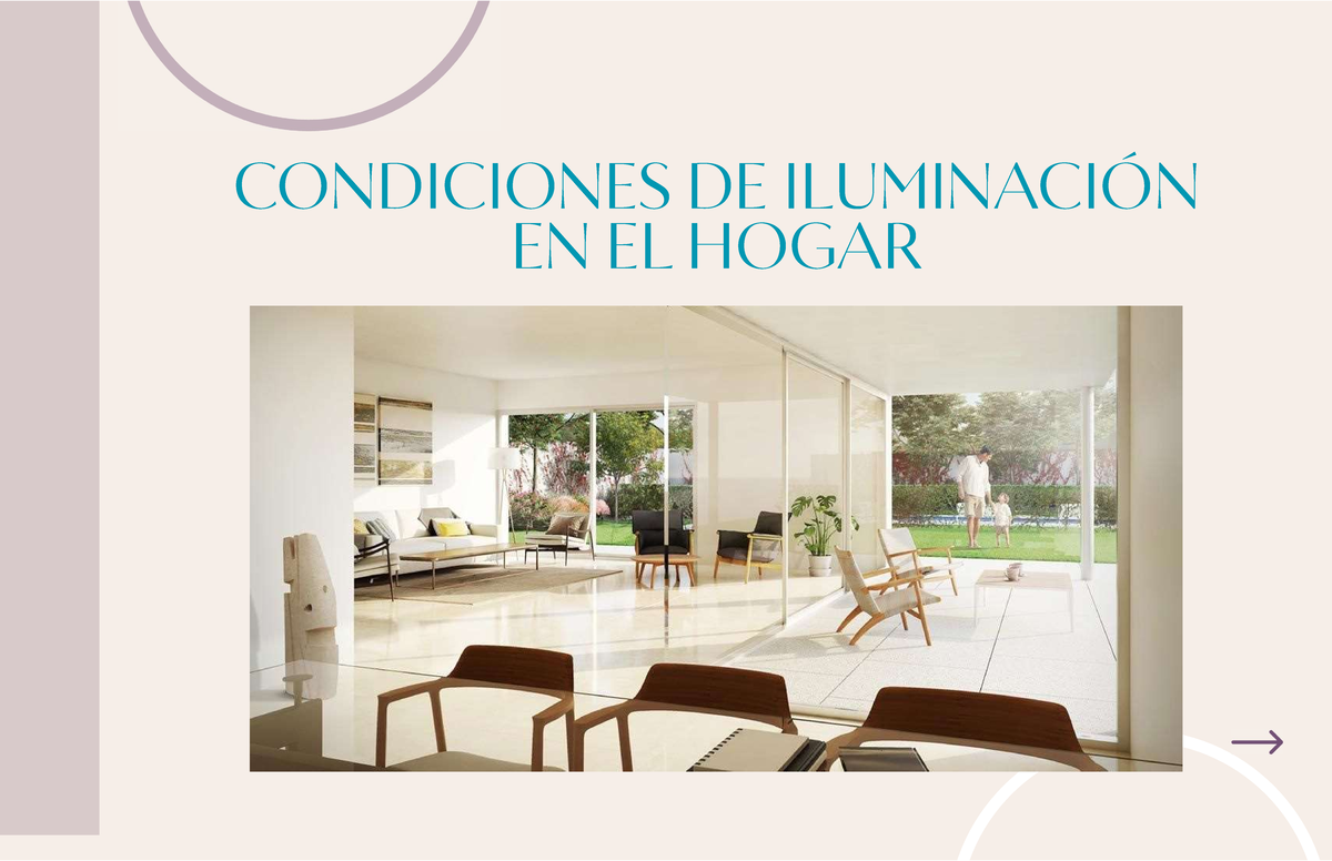 Condiciones DE Iluminación EN EL Hogar - CONDICIONES DE ILUMINACIÓN EN ...