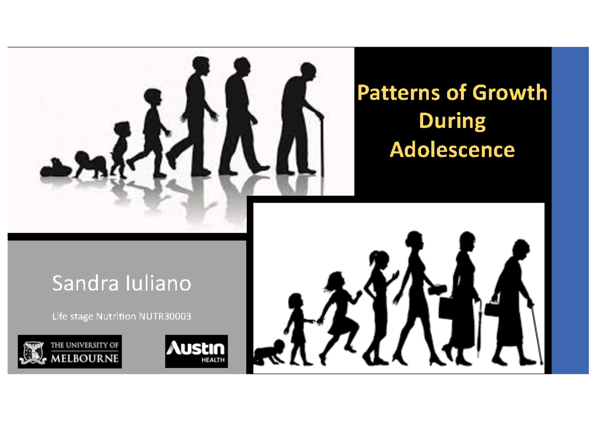 Adolescent lecture notes part 2-3 - Patterns of Growth During ...