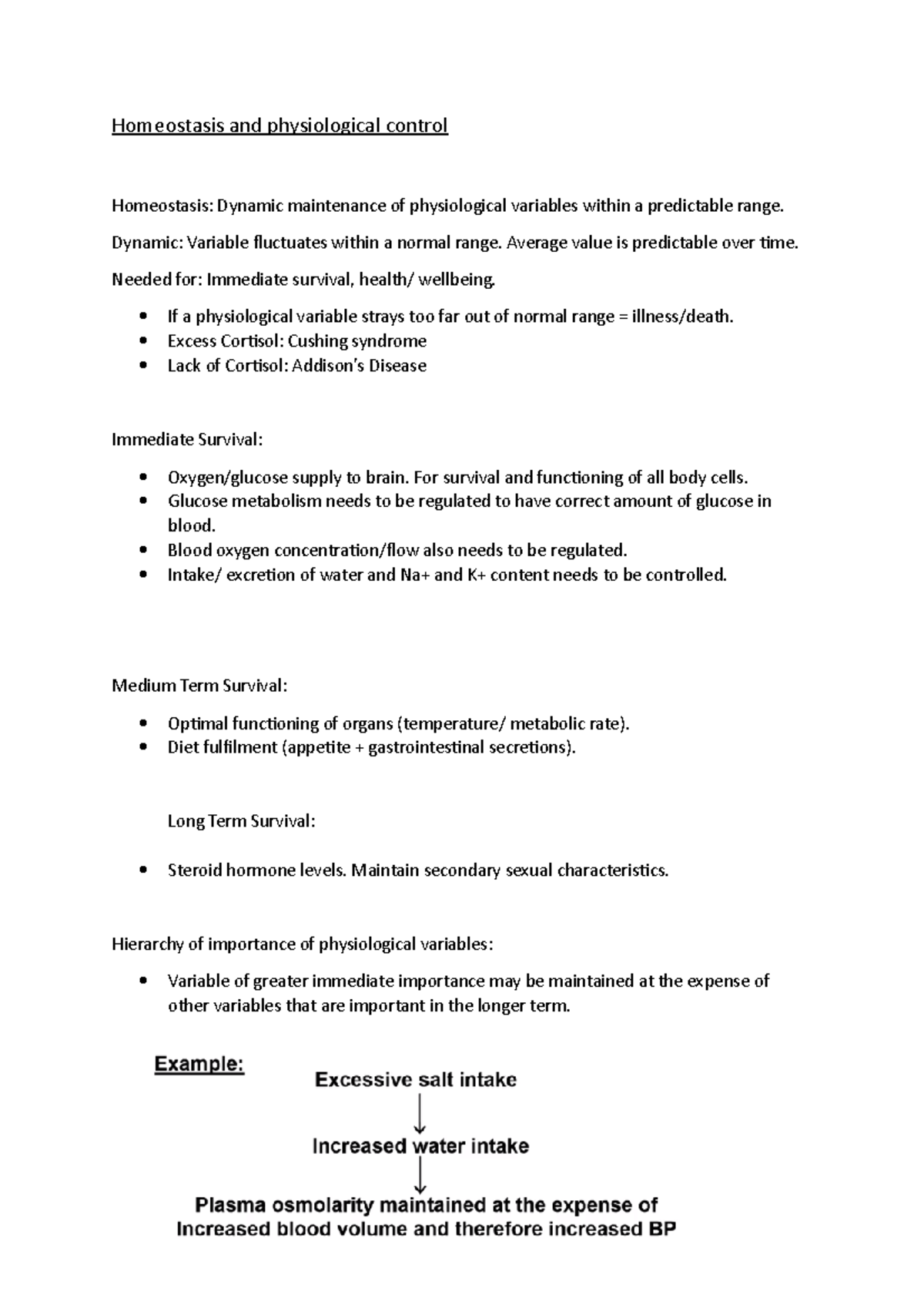 Homeostasis and physiological control - Homeostasis and physiological ...