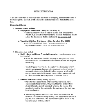 Contract Law Flowchart Mind Map Notes - - Studocu