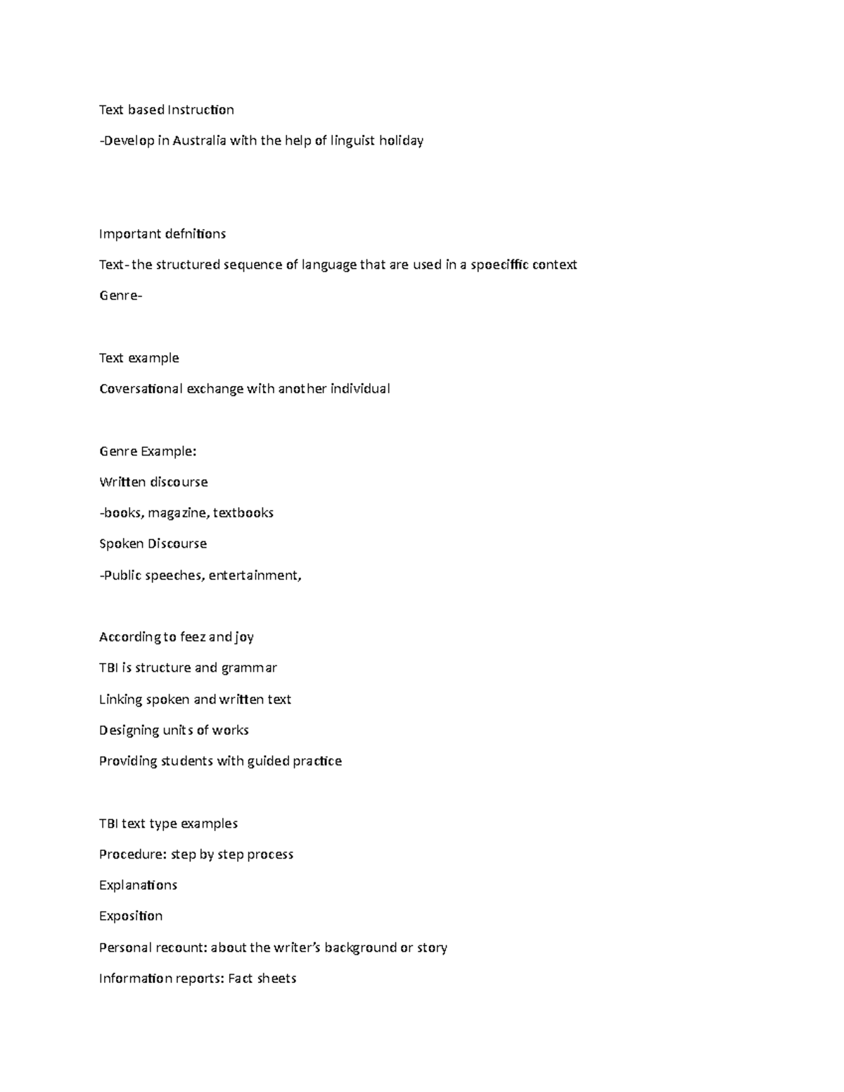 Text based Instruction - Text based Instruction -Develop in Australia ...