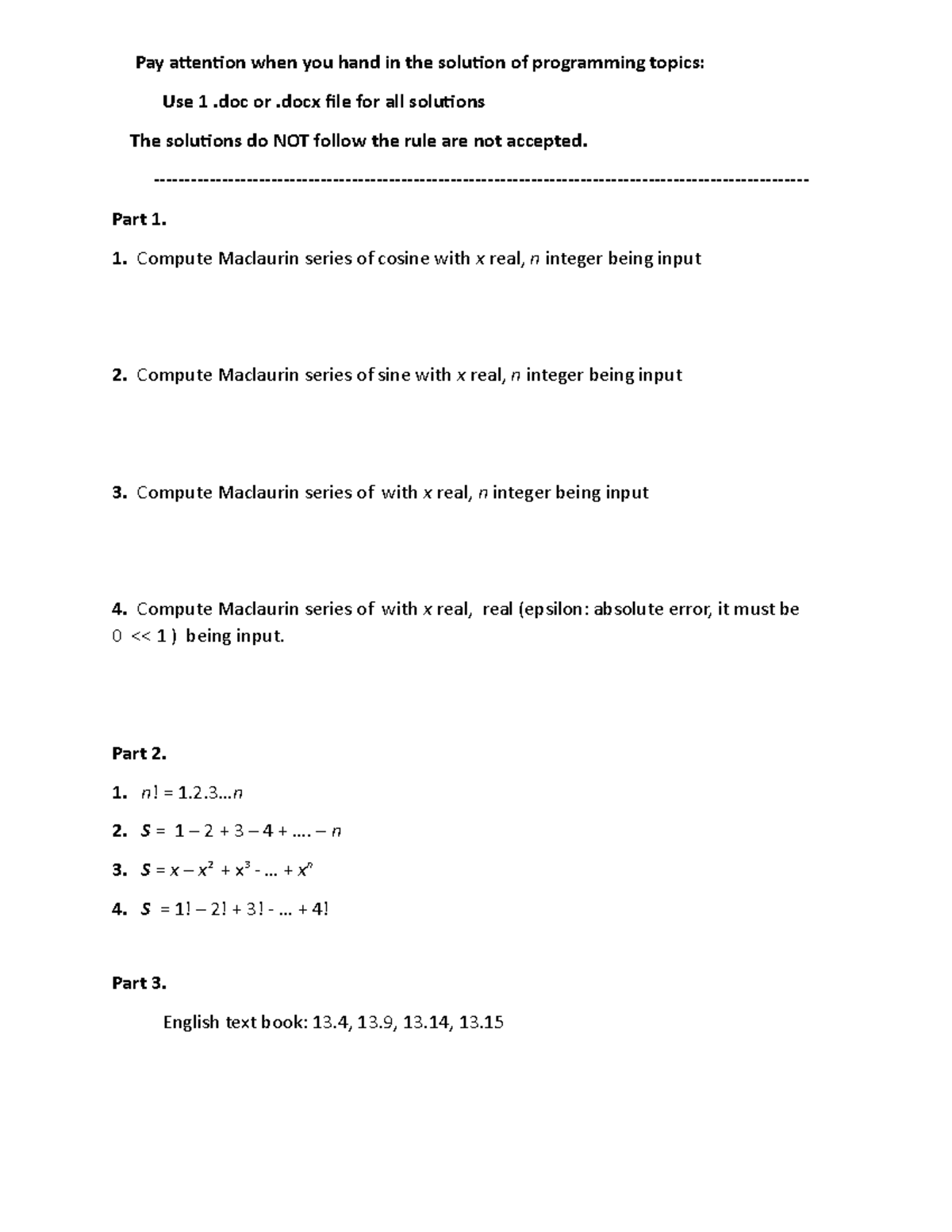 Homework Ch 7 - 5278436435453453 - Pay attention when you hand in the ...