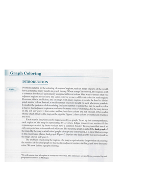 Graph coloring page 4 - 2016/2017 - 616 8 Graphs EXAllIPLE 2 EXAMPLE 3 ...