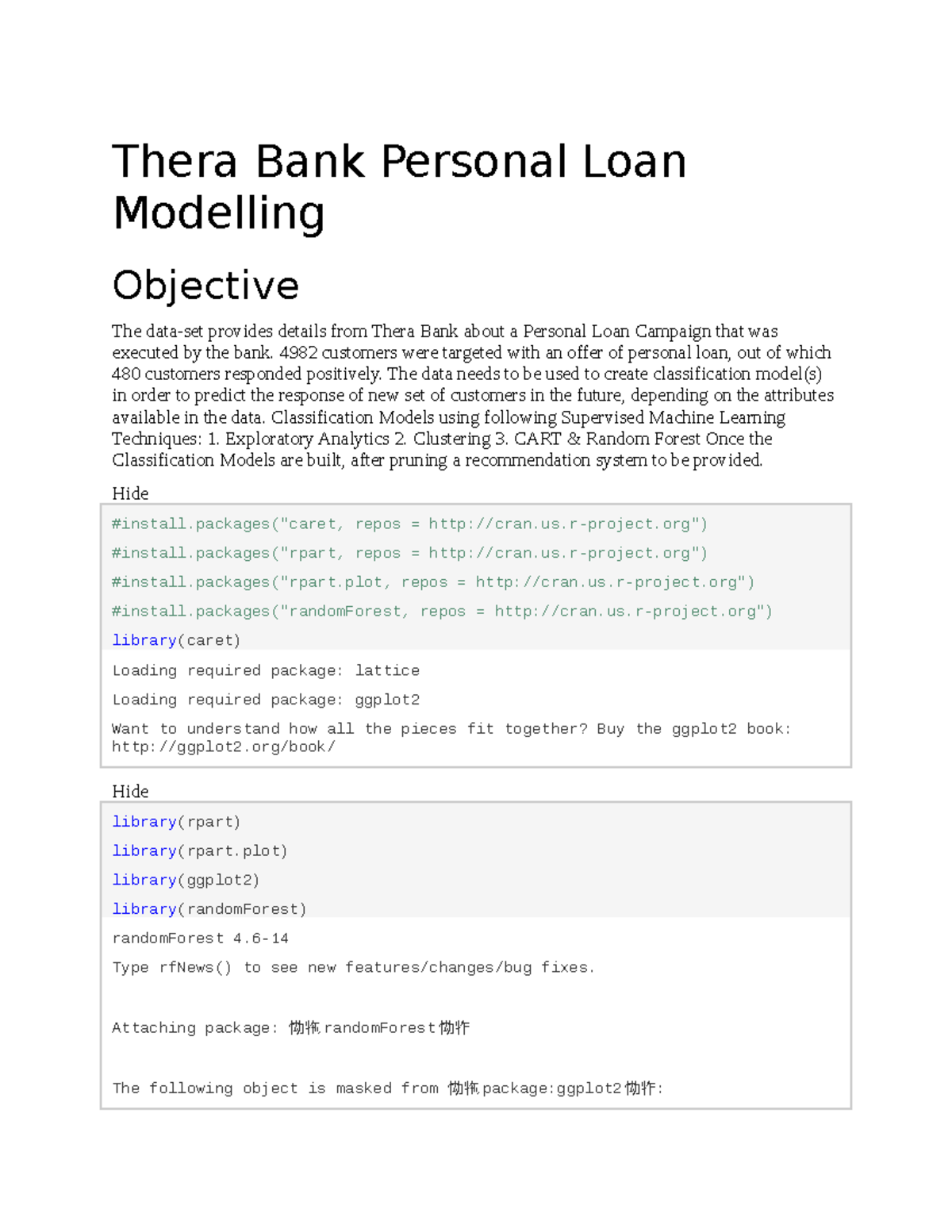 Thera Bank Personal Loan Modelling - Thera Bank Personal Loan Modelling ...