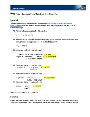 Chem 101 Notes - The Properties of Matter Matter is anything that ...