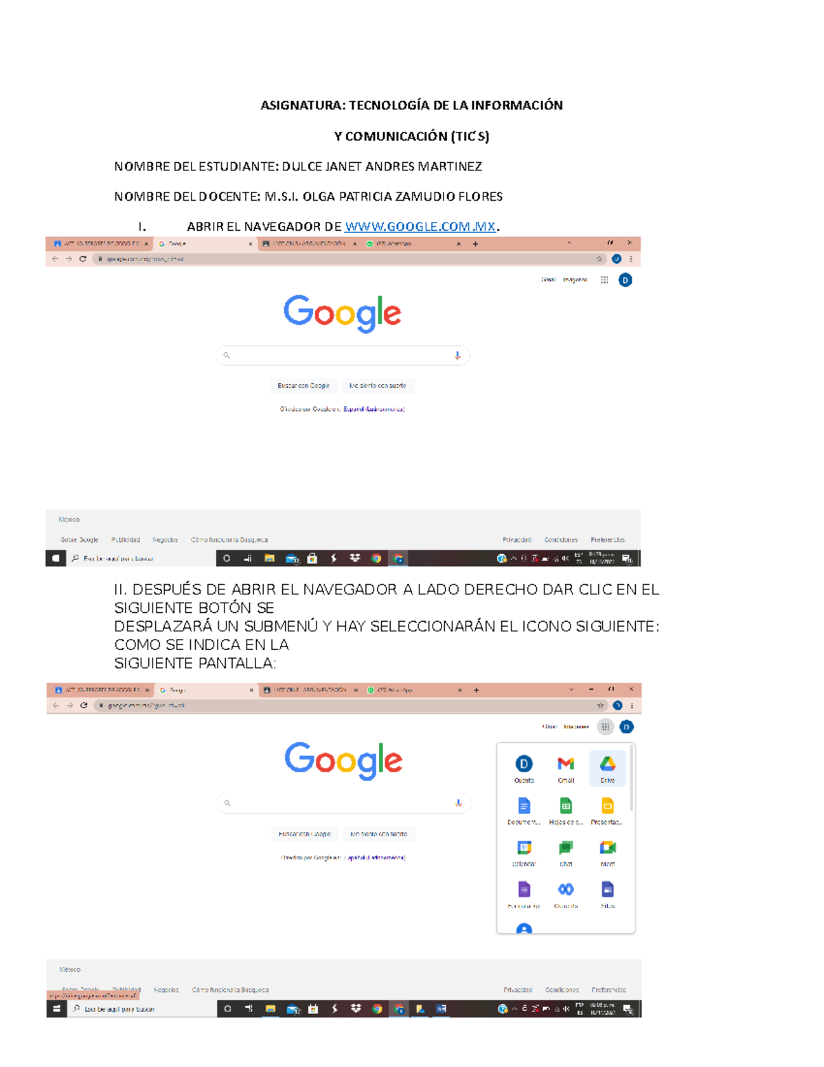 Actividad 10 tics - PARA REPASO - ASIGNATURA: TECNOLOGÍA DE LA ...