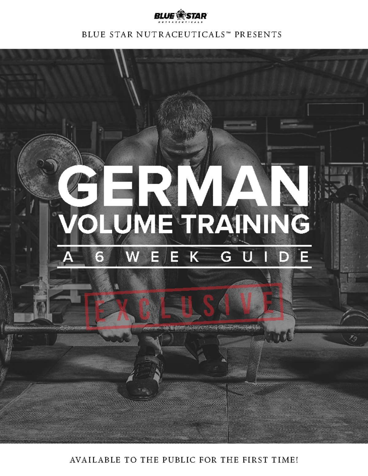 GVT - Lifting program for German volume training - BLU E S TA R N U T R ...