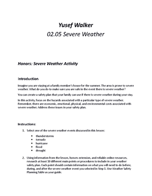 Weather and Climate Study Notes - Earth Science - Studocu