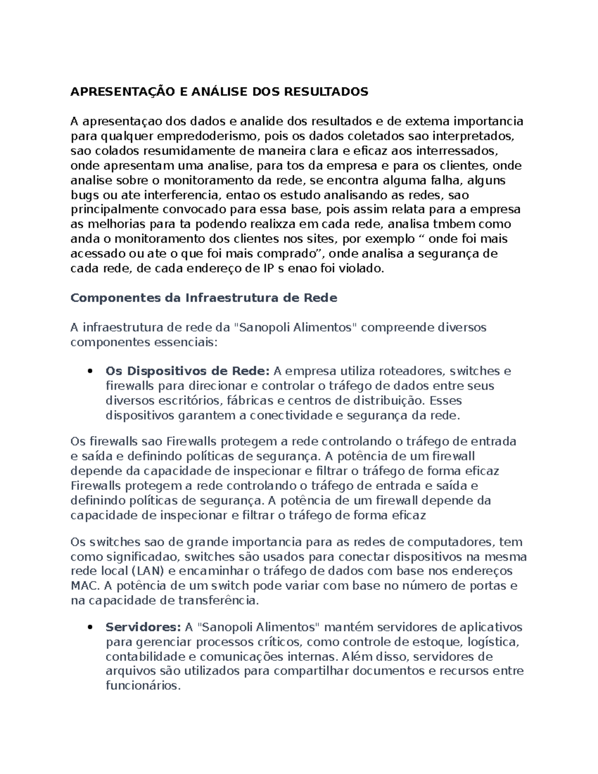 Document 5 - tsfsfsfs - APRESENTAÇÃO E ANÁLISE DOS RESULTADOS A ...