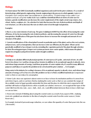Geo connection - Geology connection: 1. L 1 :- This part helped us ( me ...