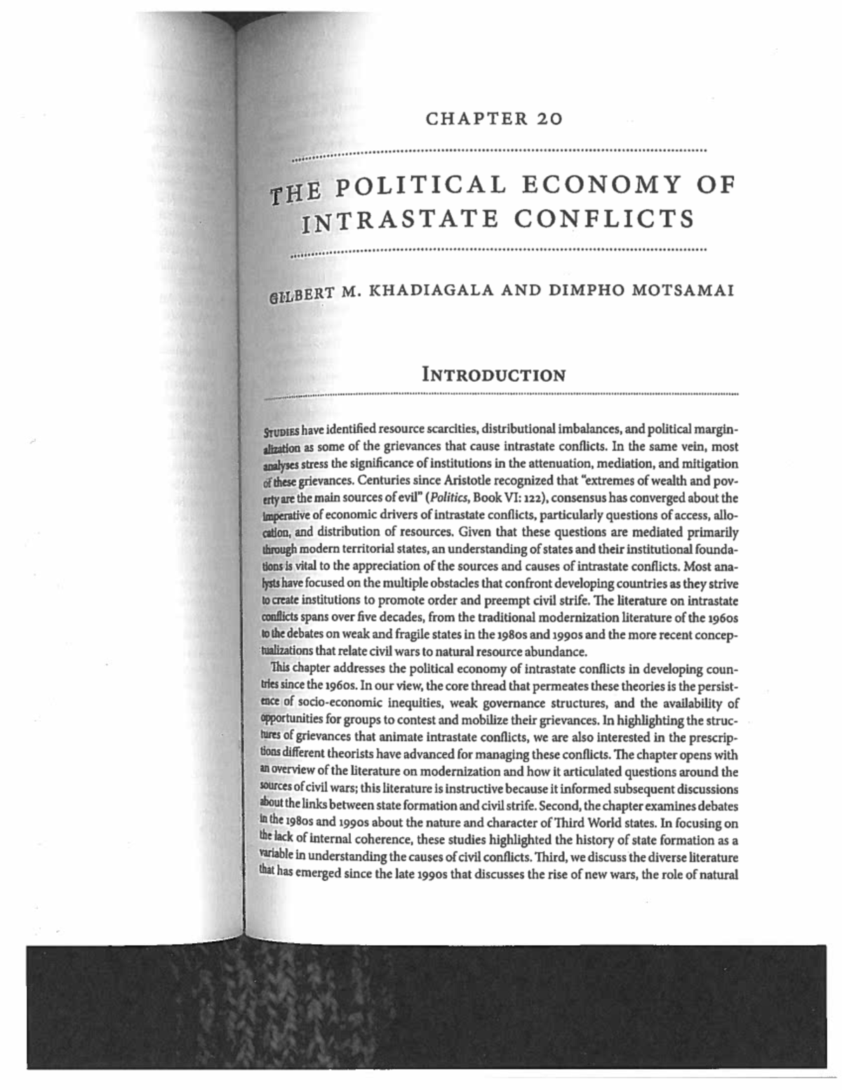 Khadiagala & Motsamai - tutorial work - GS102 - Studocu