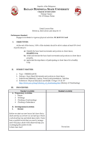 Individual-DUAL- Sports - Physical Education - ACLC College Balanga 2ND ...