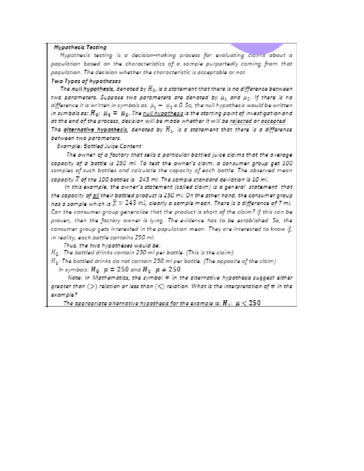 Hypo-pic - just anote - Introduction to general education - Studocu