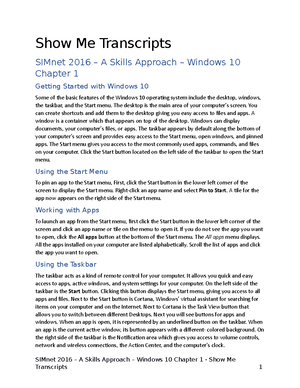 INFT124 - Week 2 One Drive Assignment - INFT124 – Computing Skills Week ...