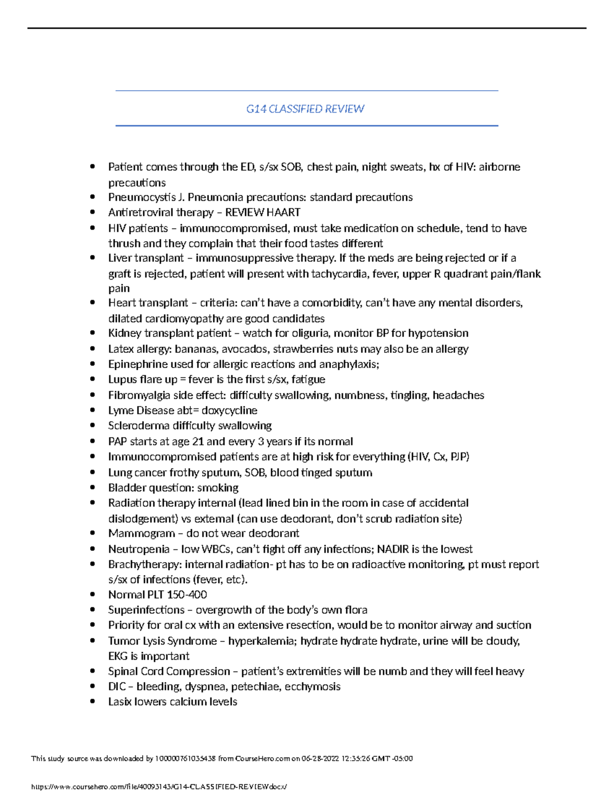 G14 Classified Review - I used these study resources to prepare for the ...