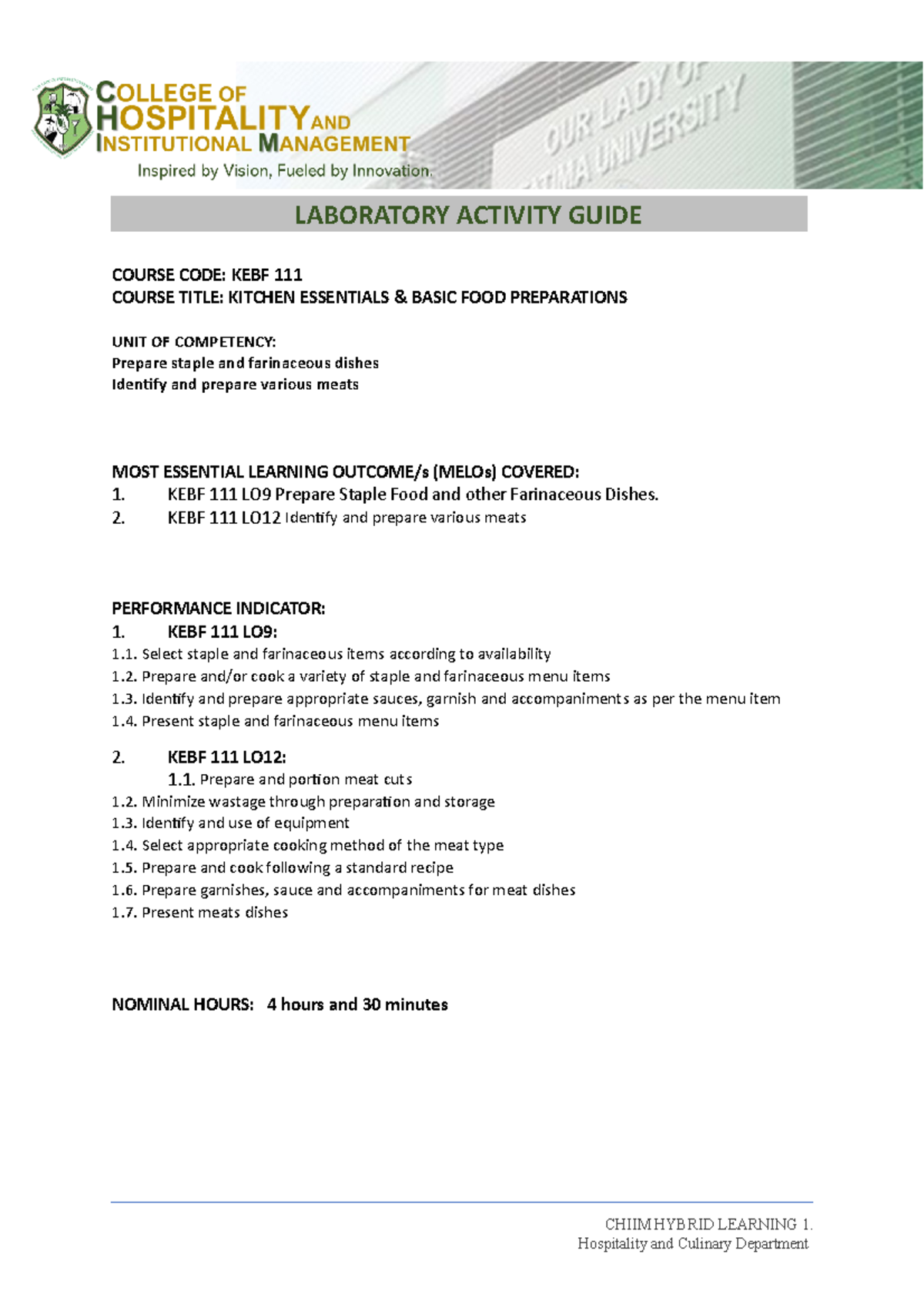 WEEK-14 -Laboratory-Activity-Sheet-MEAT- Grains - Food and Beverage ...