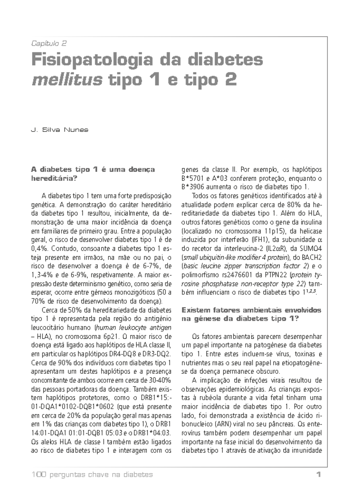 Fisiopatologia da DM1 e DM2- perguntas e respostas - Bioquímica Ii ...