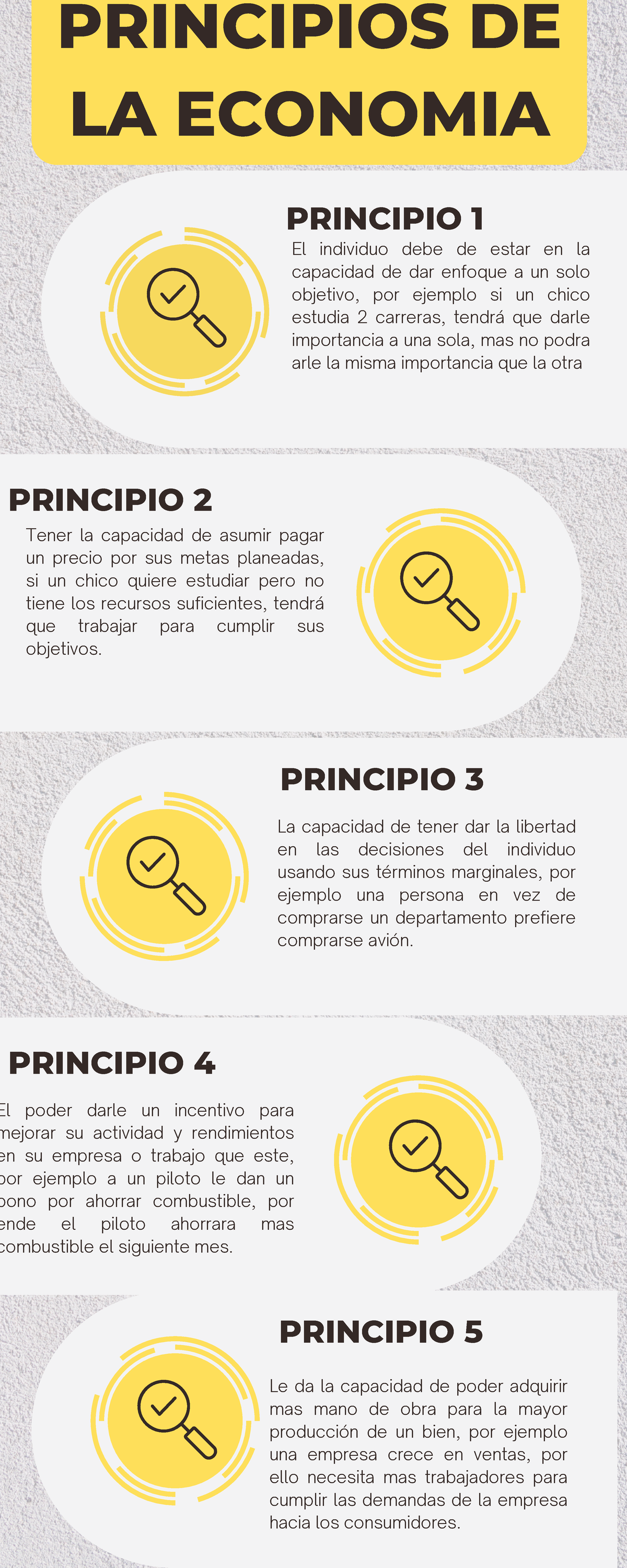 Infografía economía - PRINCIPIO 1 PRINCIPIO 3 PRINCIPIO 2 PRINCIPIO 4 PRINCIPIOS DE LA ECONOMIA ...