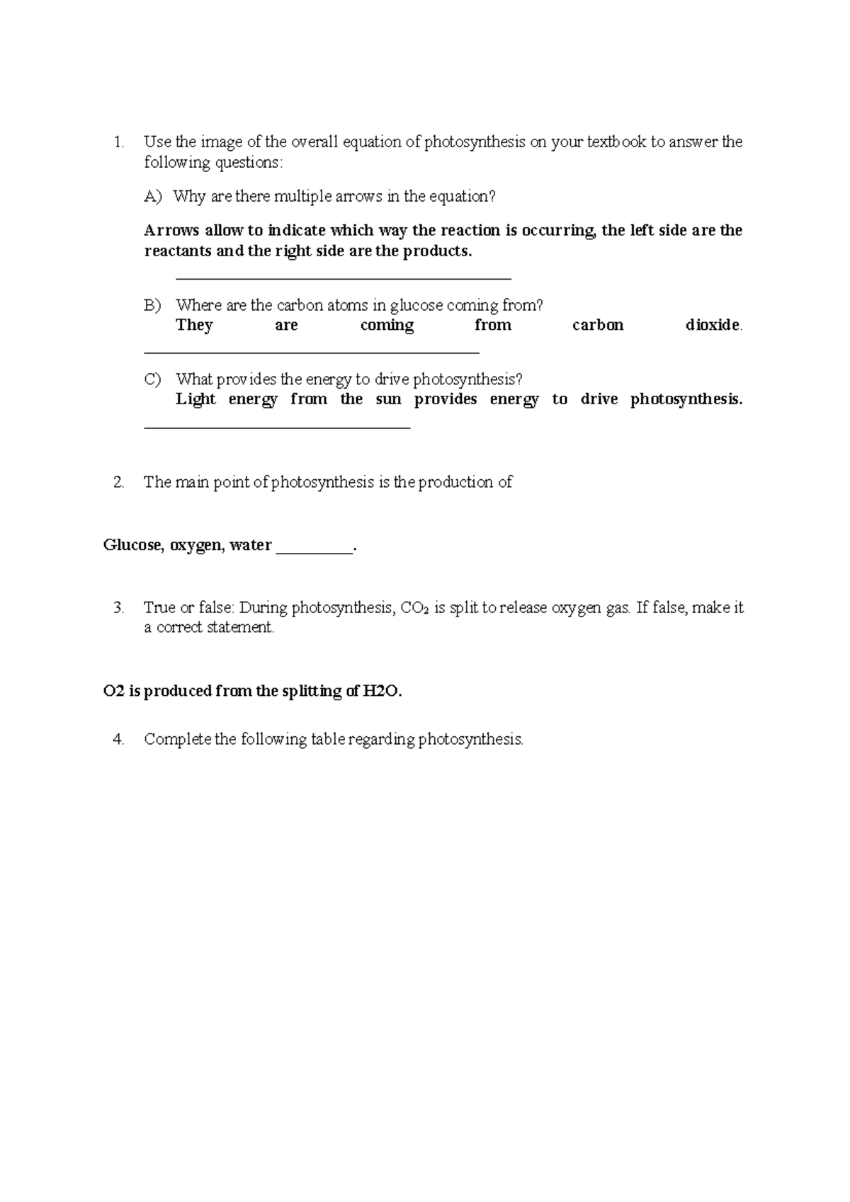 1 Biology Use The Image Of The Overall Equation Of Photosynthesis 1-biology-use-the-image-of-the-overall-equation-of-photosynthesis