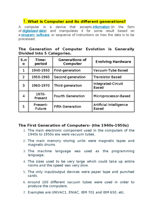Practical 1 PC Assembly - PRACTICAL- 1 Aim: Assembling and De Assembling of Computer System ...