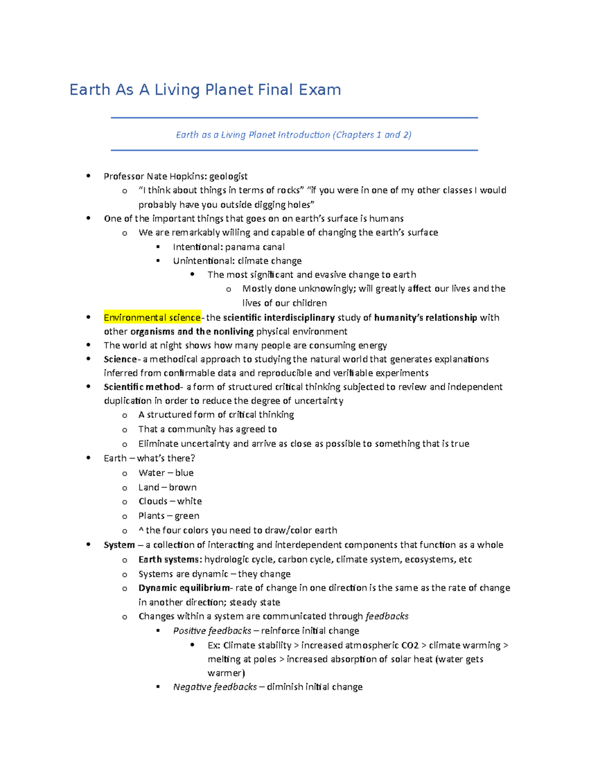 Final Study Guide Earth As A Living Planet Final Exam Earth As A final-study-guide-earth-as-a-living-planet-final-exam-earth-as-a