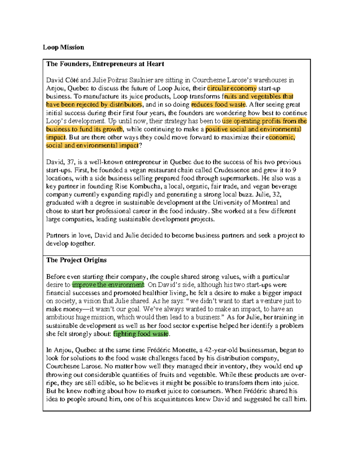 Loop case study - Loop Mission The Founders, Entrepreneurs at Heart ...