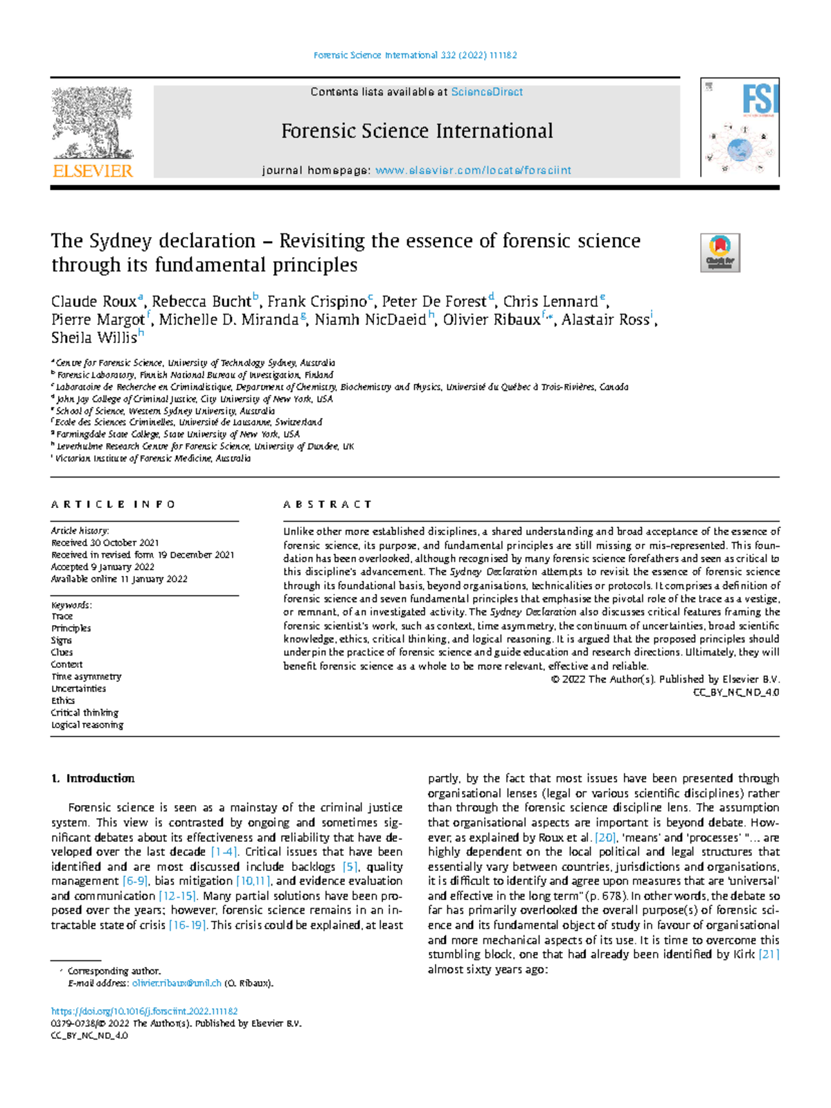Roux et al 2022 - reading - Contents lists available at ScienceDirect ...