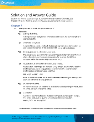 Skoog FAC 10e SAG Ch06 Final - Solution and Answer Guide Solution and ...