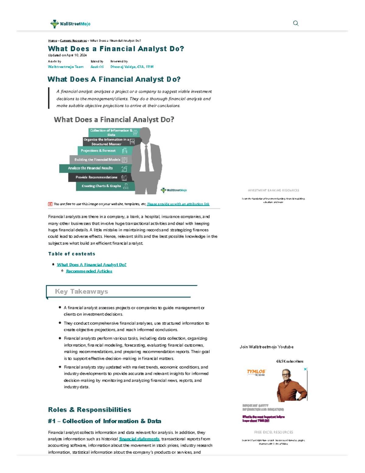 What Does a Financial Analyst Do - Roles & Responsibilities - Home ...