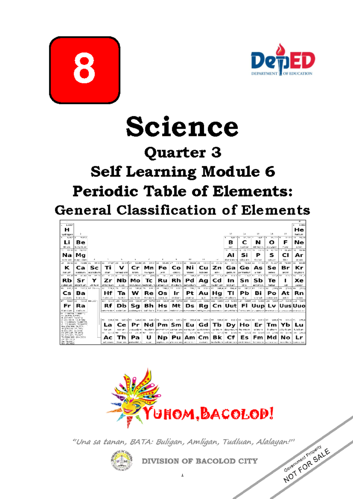 6 - Don't have to be sorry - Science Quarter 3 Self Learning Module 6 ...
