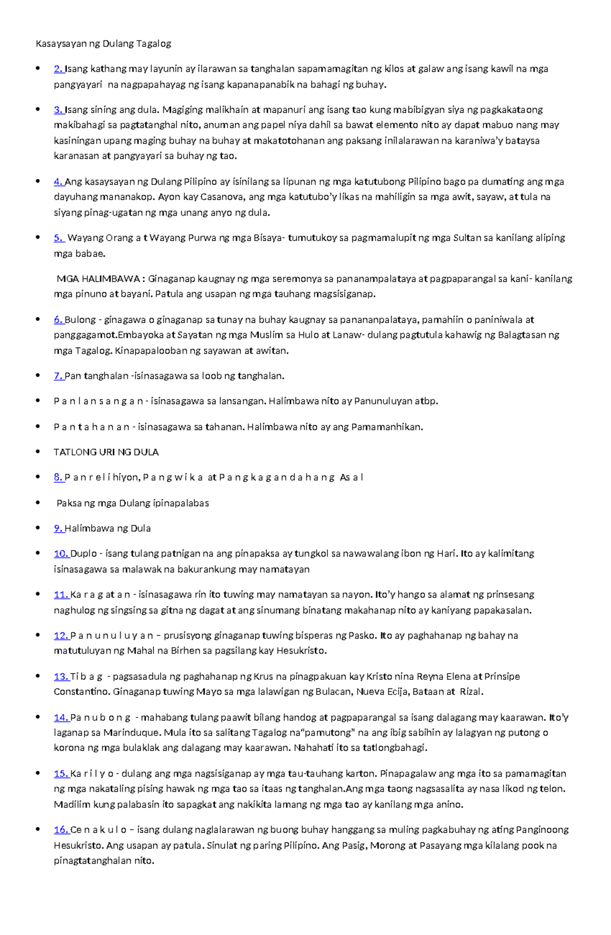 269197247 Kasaysayan Ng Panitika at Dulang Tagalog - Kasaysayan ng ...