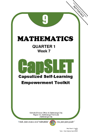 GSAT mathematics - enjoy~ - science technology and mathemarics - Studocu