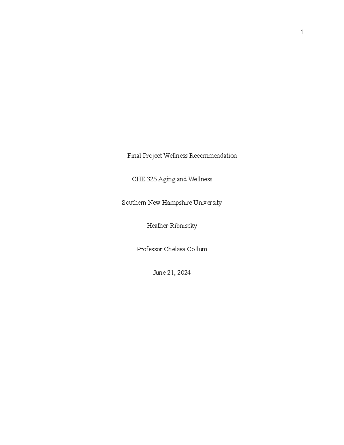 CHE 325 Final Project: Wellness Recommendations for PTSD Treatment ...