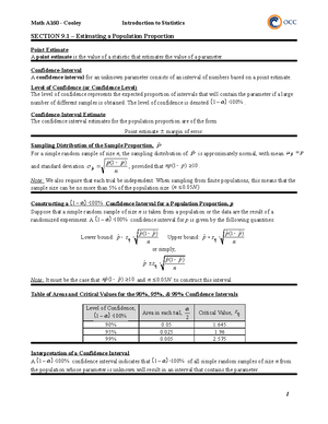 Section 5.1 Basic Concepts of Probability - 1 Section 5-1: Basic ...