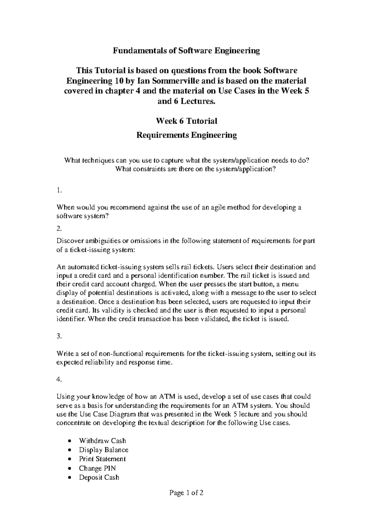 8530923 - Software Engineering Tutorials based on Sommerville book ...