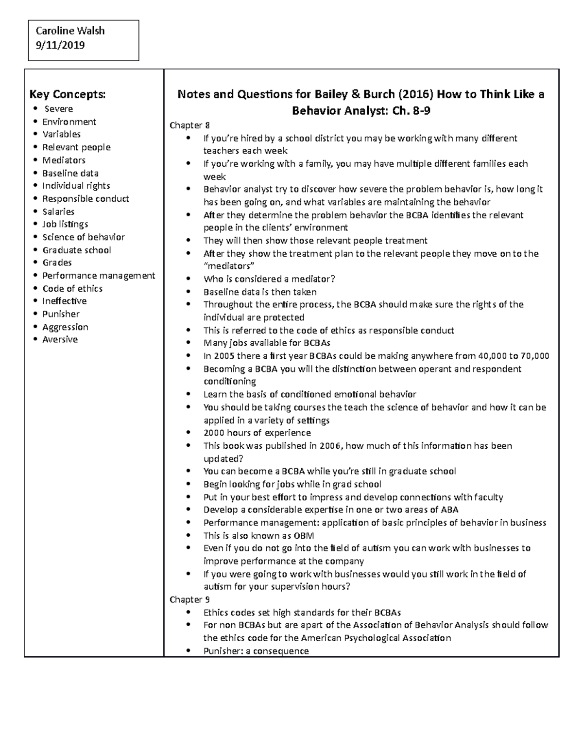 Notes 4 602 - Key Concepts: Severe Environment Variables Relevant ...