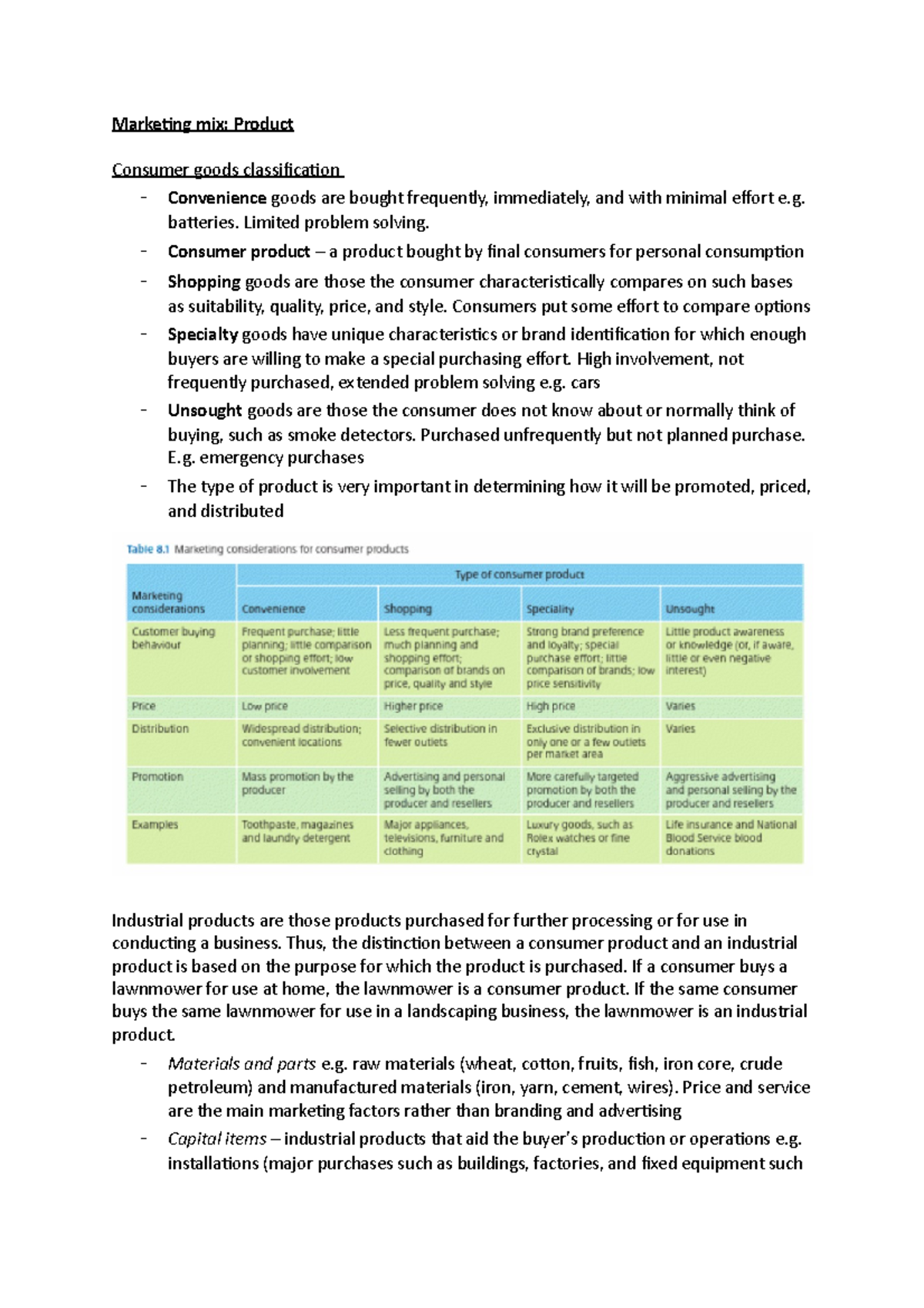 Marketing mix (product) and Branding - Marketing mix: Product Consumer ...
