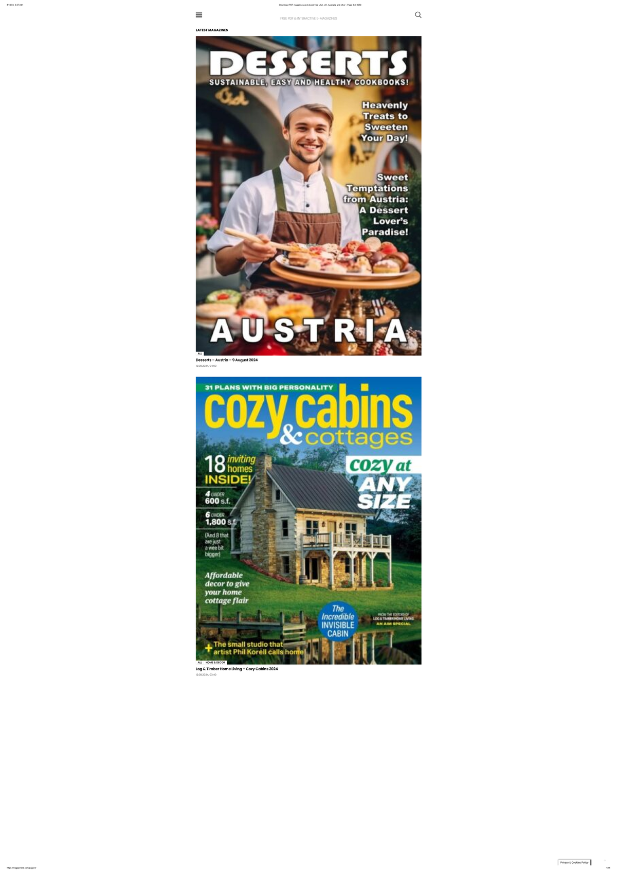 Download PDF magazines and ebook free USA, UK, Australia and other ...