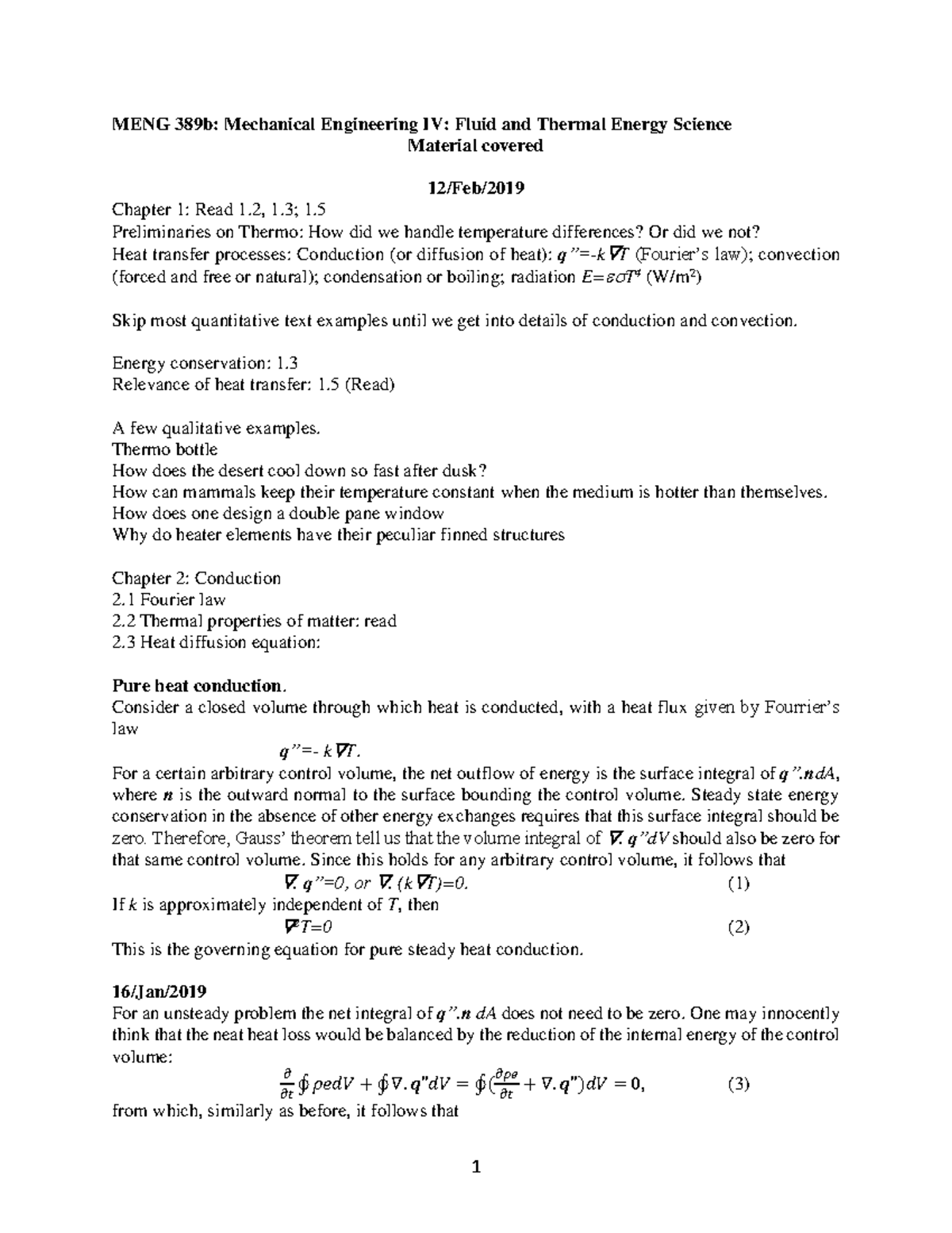Heat transfer material covered - Warning: TT: undefined function: 32 MENG 389b: Mechanical - Studocu