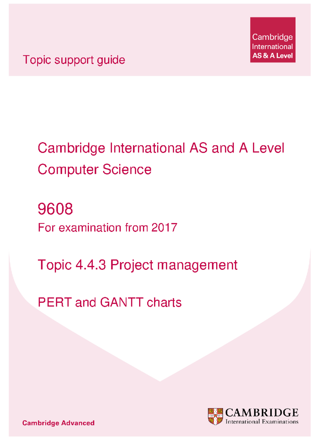 285027-topic-4 - Not - Topic support guide Cambridge International AS ...