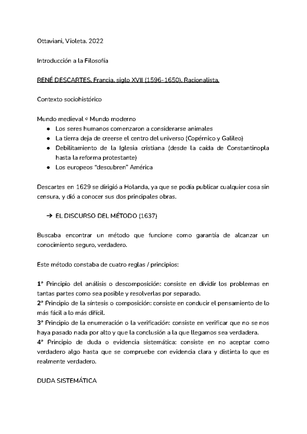 Filosofía - filosofia (facultad de psicologia unlp) - Ottaviani ...
