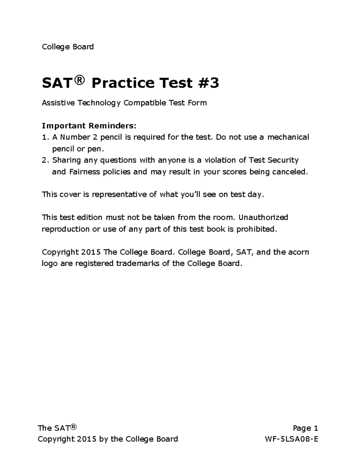 Sat-practice-test-3-assistive-technology-tips 3 - College Board SAT ...