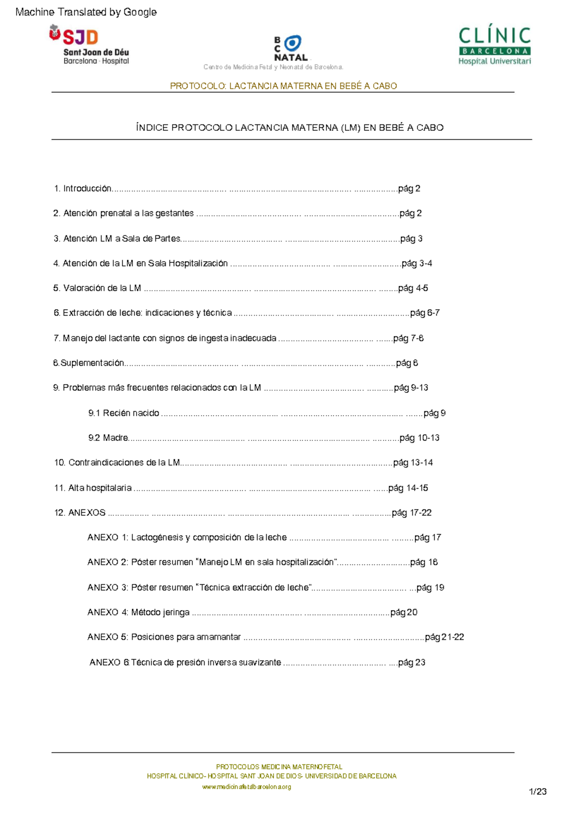 Lactancia-Materna-Nen-a-terme 2 - ÍNDICE PROTOCOLO LACTANCIA MATERNA ...