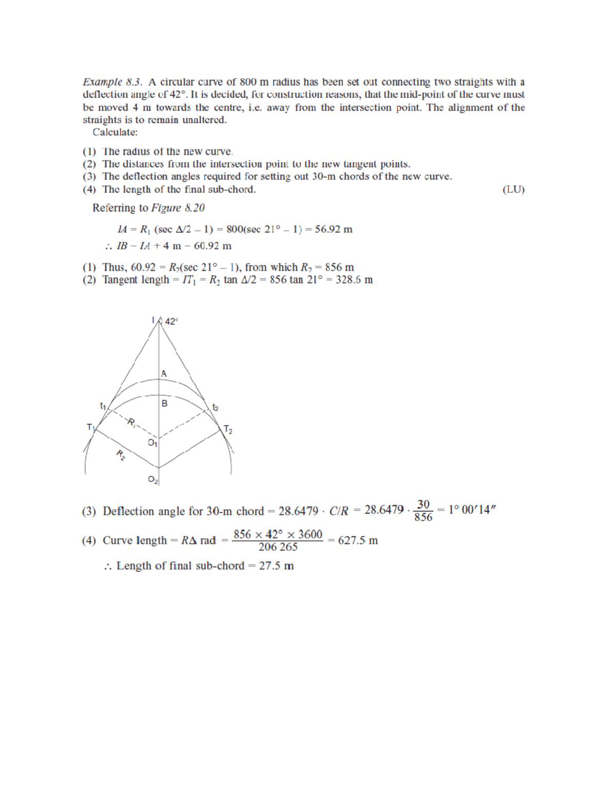 Worked Example Curves - Random - Civil Engineering - Studocu