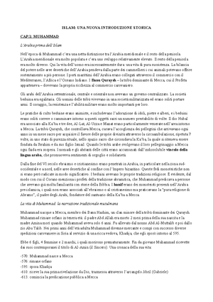 Islamistica 22 - Riassunto delle principali tematiche dell'Islam e ...